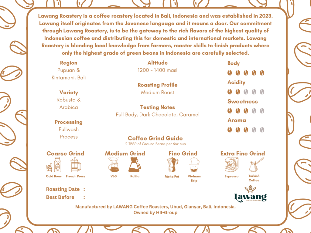 Friends Blend - Lawang Coffee Roasters